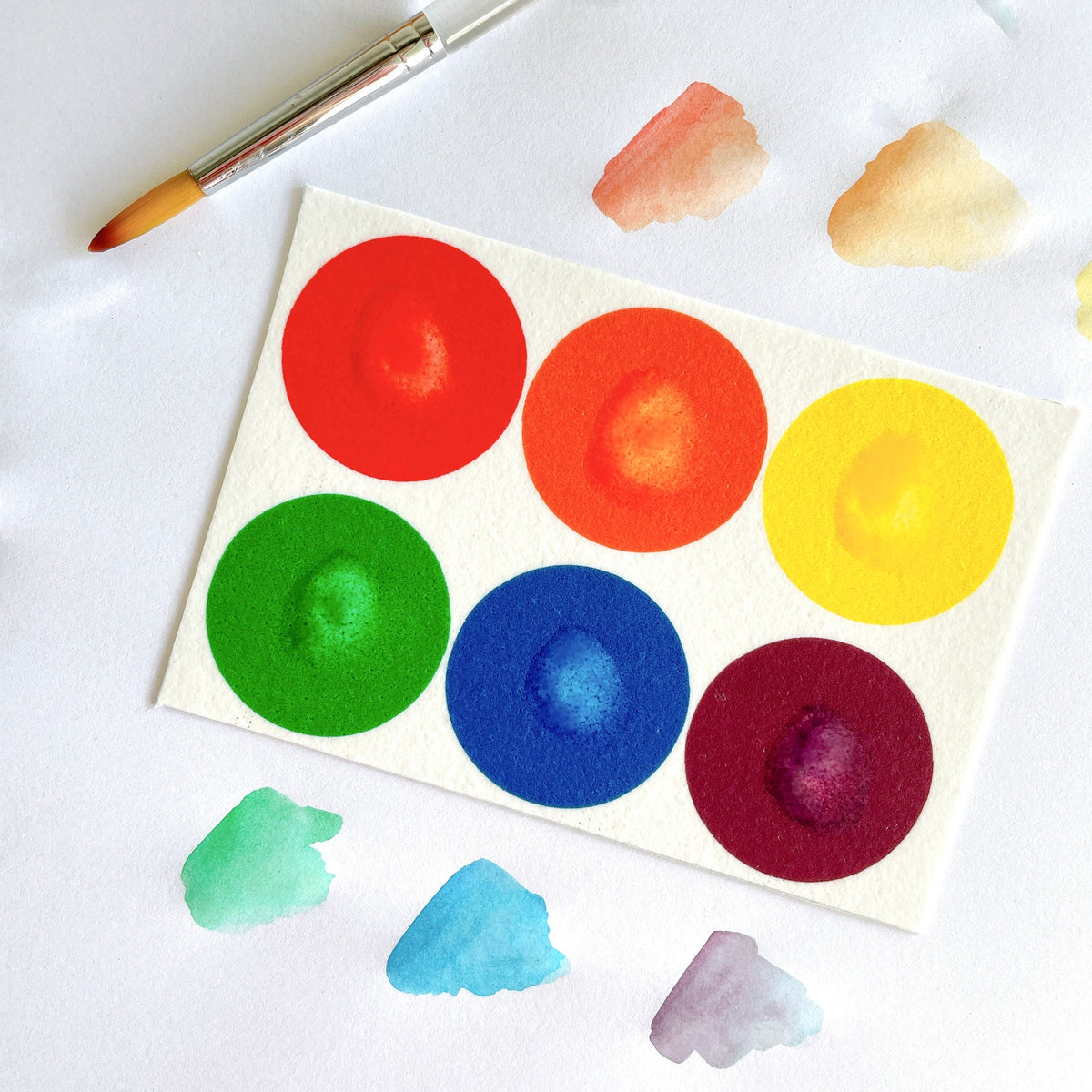 Pack of 8 - PYO Cookie Icing Palette - Primary Color Paint Your Own Pa ...