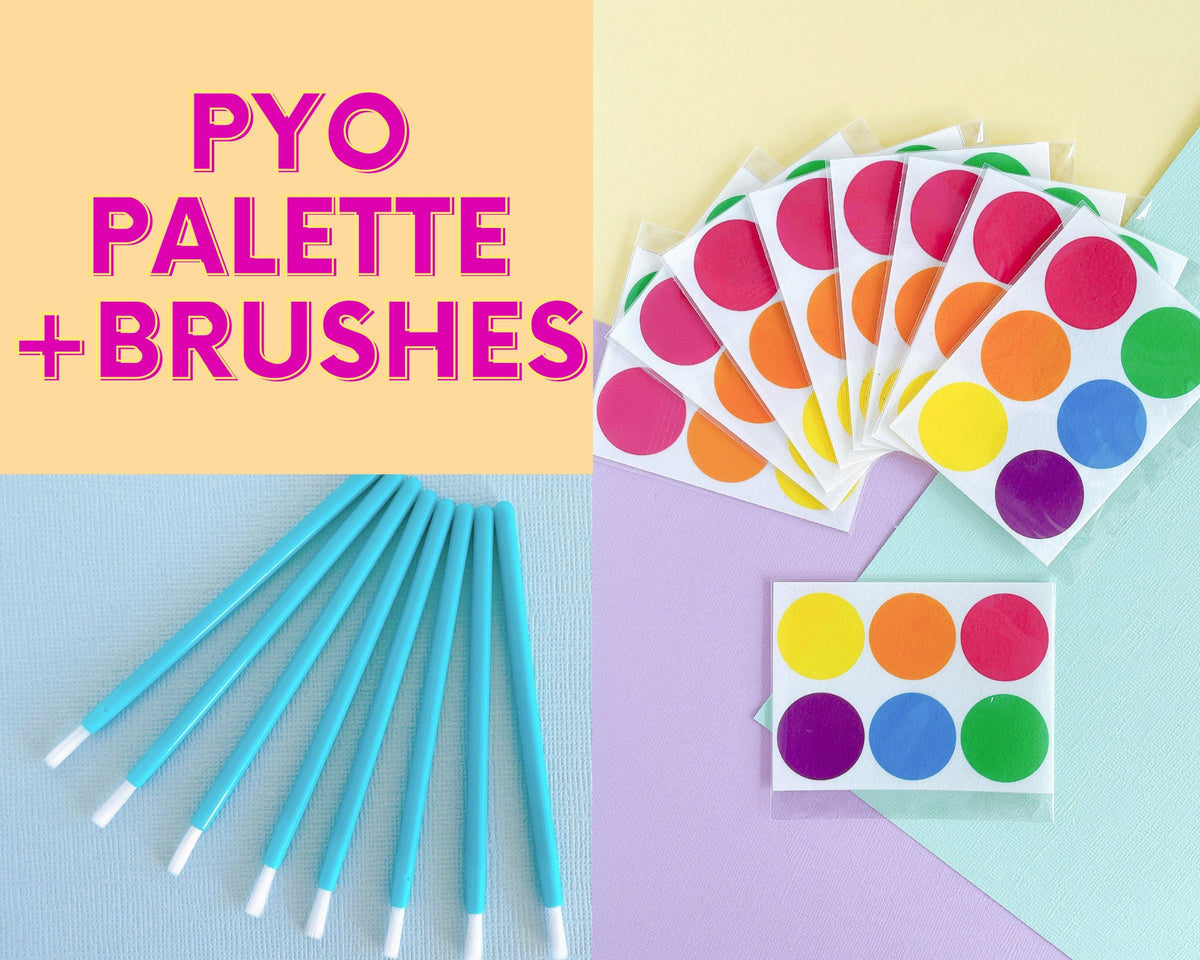 Value Pack PYO Cookie Icing Palette With Brushes - Easter Paint You Ow ...